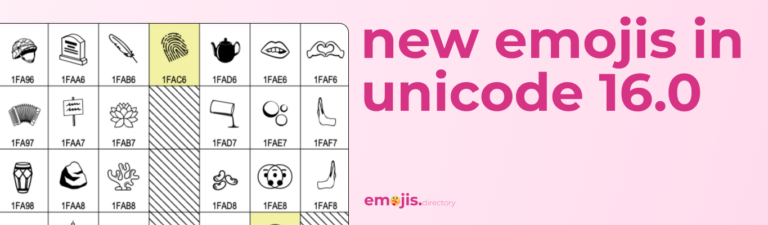 New Emojis Introduced in Unicode 16.0